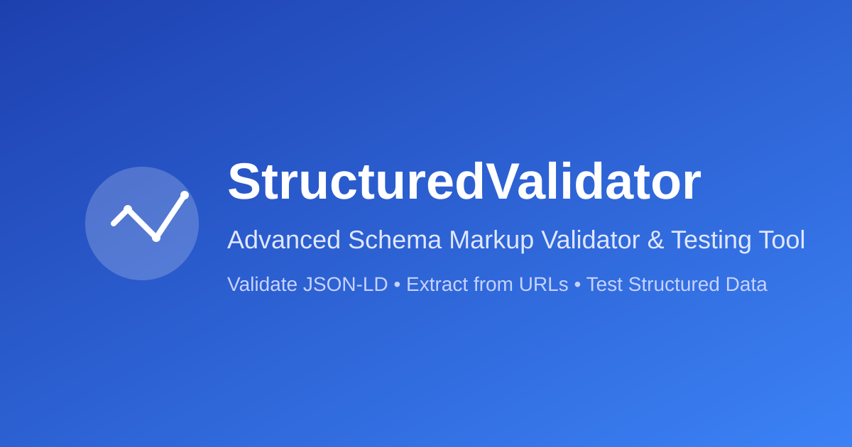 Structuredvalidator Advanced Schema Markup Validator And Testing Tool 4076